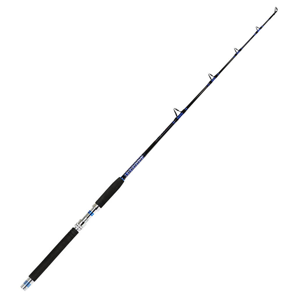 Fiblink 1-Piece/ 2-Piece Saltwater Offshore Trolling Rod Big Game Rod ...