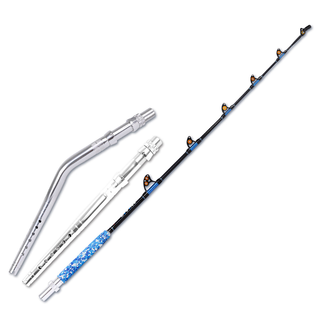 Casting Rod Fiblink 2 Piece Saltwater Offshore Heavy Trolling Rod ...